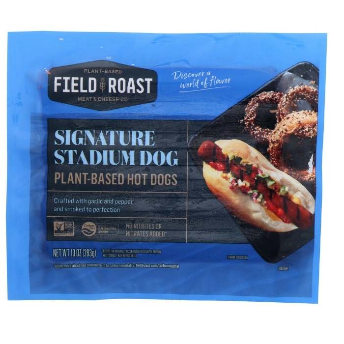Field Roast - Signature Stadium Dog Plant-Based Hot Dogs, 10oz – We Got ...